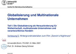 Globalisierung und Multinationale Unternehmen - business uzh