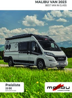 Malibu Van Preisliste 2024