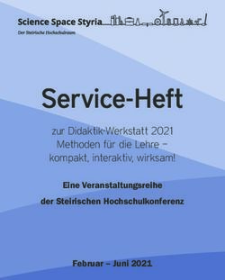 Service-Heft zur Didaktik-Werkstatt 2021 Methoden für die Lehre ...