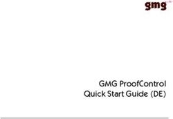 GMG ProofControl Quick Start Guide (DE)