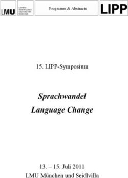 Sprachwandel Language Change - LIPP-Symposium- 15. Juli 2011 LMU ...
