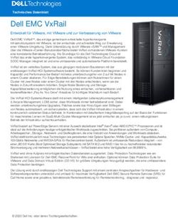 DELL EMC VXRAIL ENTWICKELT FÜR VMWARE, MIT VMWARE UND ZUR VERBESSERUNG ...