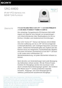 SRG-X400 IP-4K*-PTZ-Kamera mit NDI**|HX-Funktion